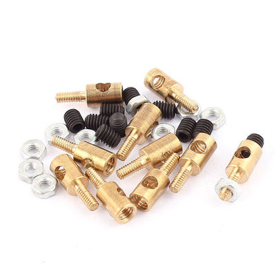 10PCS 4mmx1.2mm Pushrod Linkage Stopper Metal for RC Model w Nuts US ...