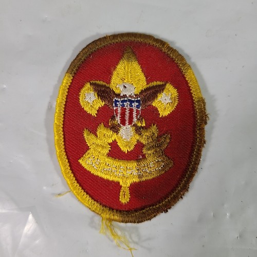 Boy Scouts of America First Class Rank Patch Cloth Back Stained | eBay
