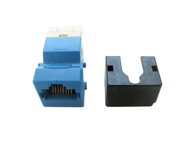 CommScope Uniprise UNJ10G-BL Cat6 UTP RJ-45 Modular Jack Blue - (25 ...