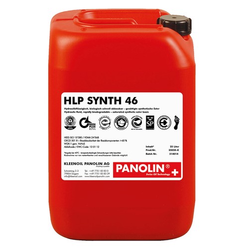 Bio Hydrauliköl Kleenoil Panolin Tectrol HYD S Plantohyd 46 S Aviaticon ...