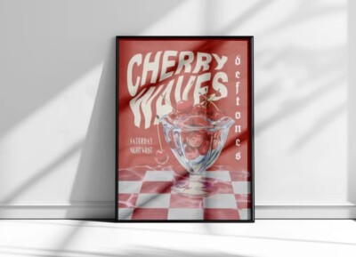 Cherry Waves Print Deftones Poster | Deftones Poster | 90s Metal Poster | eBay