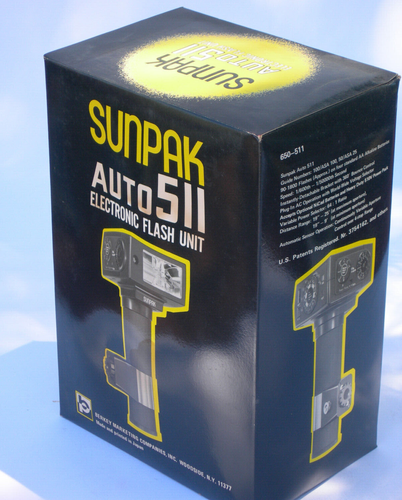 SUNPAK auto 511 Electronic Flash Unit Handle Mount. Box Only | eBay