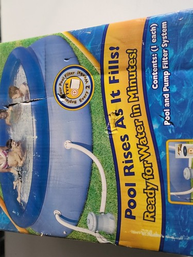 Summer Escapes 10 ft Quick Set Ring Pool w/ Filter Pump System ...