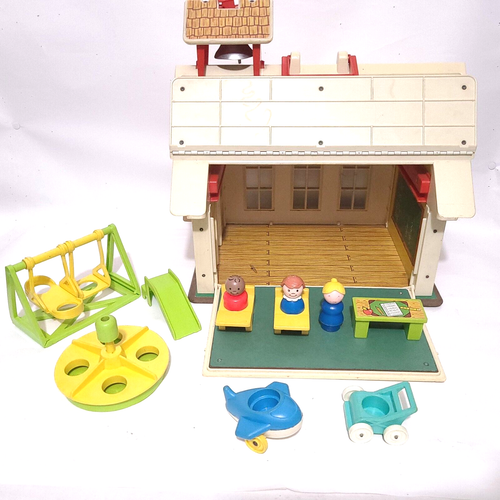 Fisher Price Little People #923 Play Family School House Figures ...