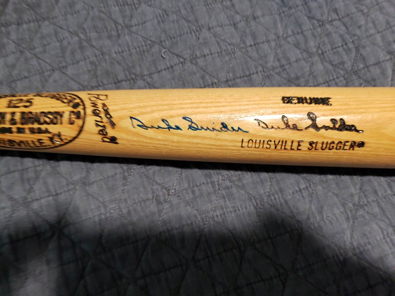 duke snider autographed bat | eBay