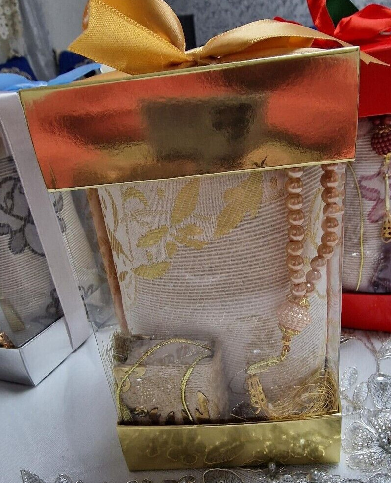 ISLAM-KORAN-SUNNAH-Geschenkbox mit Gebetsteppich & Gebetskette und ...