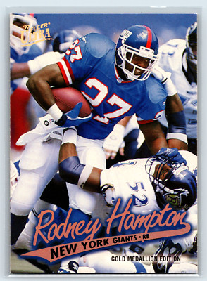 Rodney Hampton 1997 Ultra Gold Medallion #G13 New York Giants | eBay