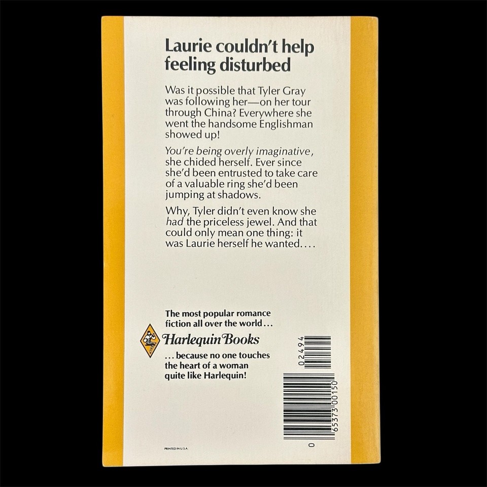 BUT KNOW NOT WHY - Jessica Steele Vintage HARLEQUIN ROMANCE Paperback ...