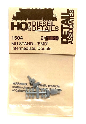 HO Scale Detail Associates 1504 MU Stands Intermediate GP/SD Double pkg ...