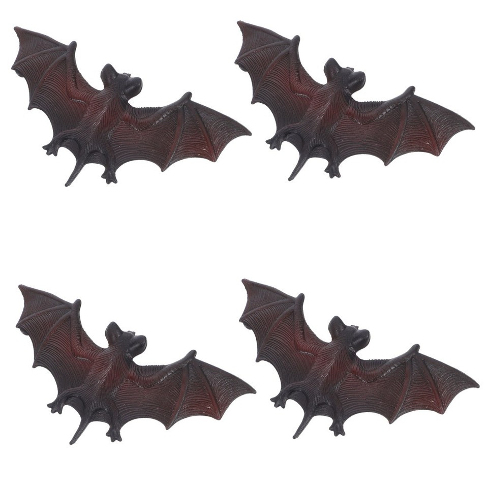 4 Pcs Bat Hangable Decoration Halloween Decorations Hanging Pendant ...