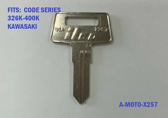 X257 / KA23 - Kawasaki Key Blank Code series:326k-400k | eBay