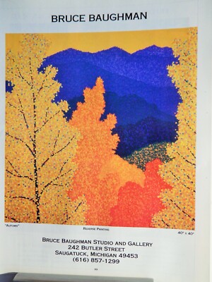 BRUCE BAUGHMAN ART PIECE VTG ORIG 2000 ADVERTISEMENT | eBay