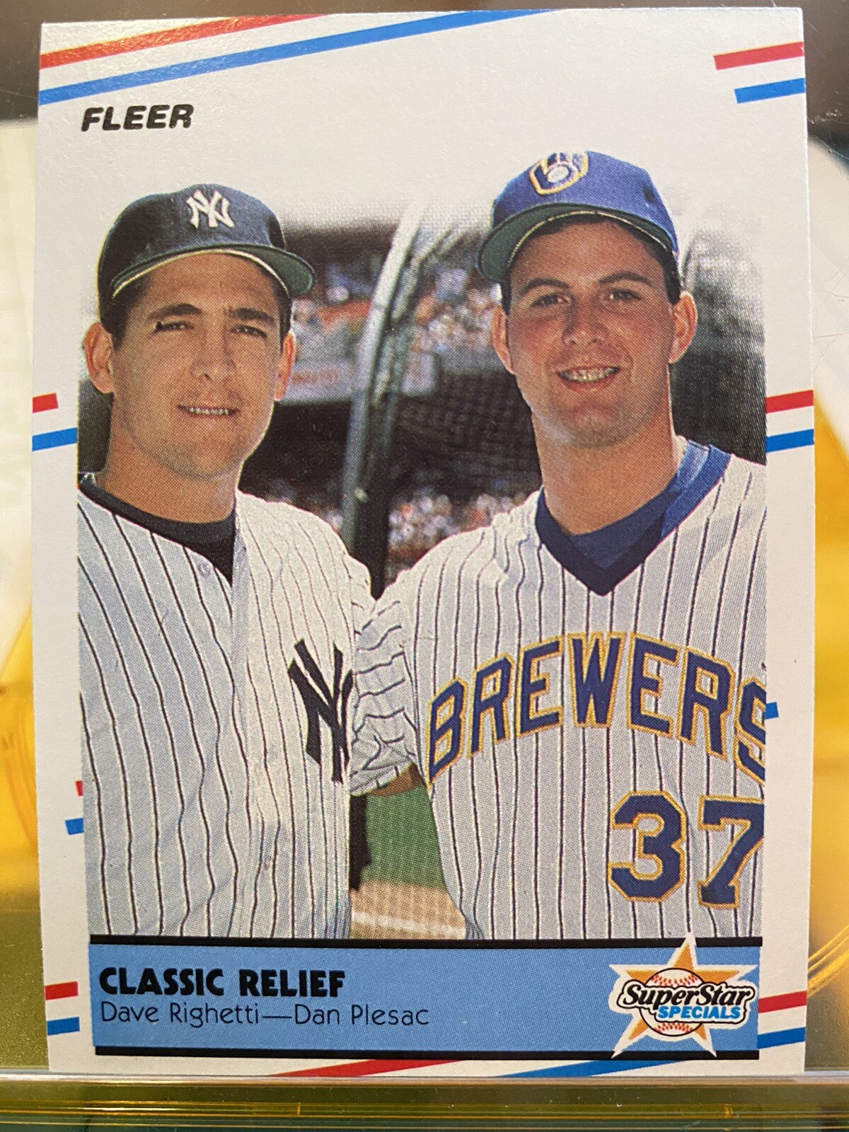 1988+Fleer+-+%23625+Dave+Righetti%2C+Dan+Plesac for sale online | eBay