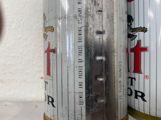 2- DIFF Big Cat Malt Liquor BEER CANS Pabst Brewing Co. | eBay