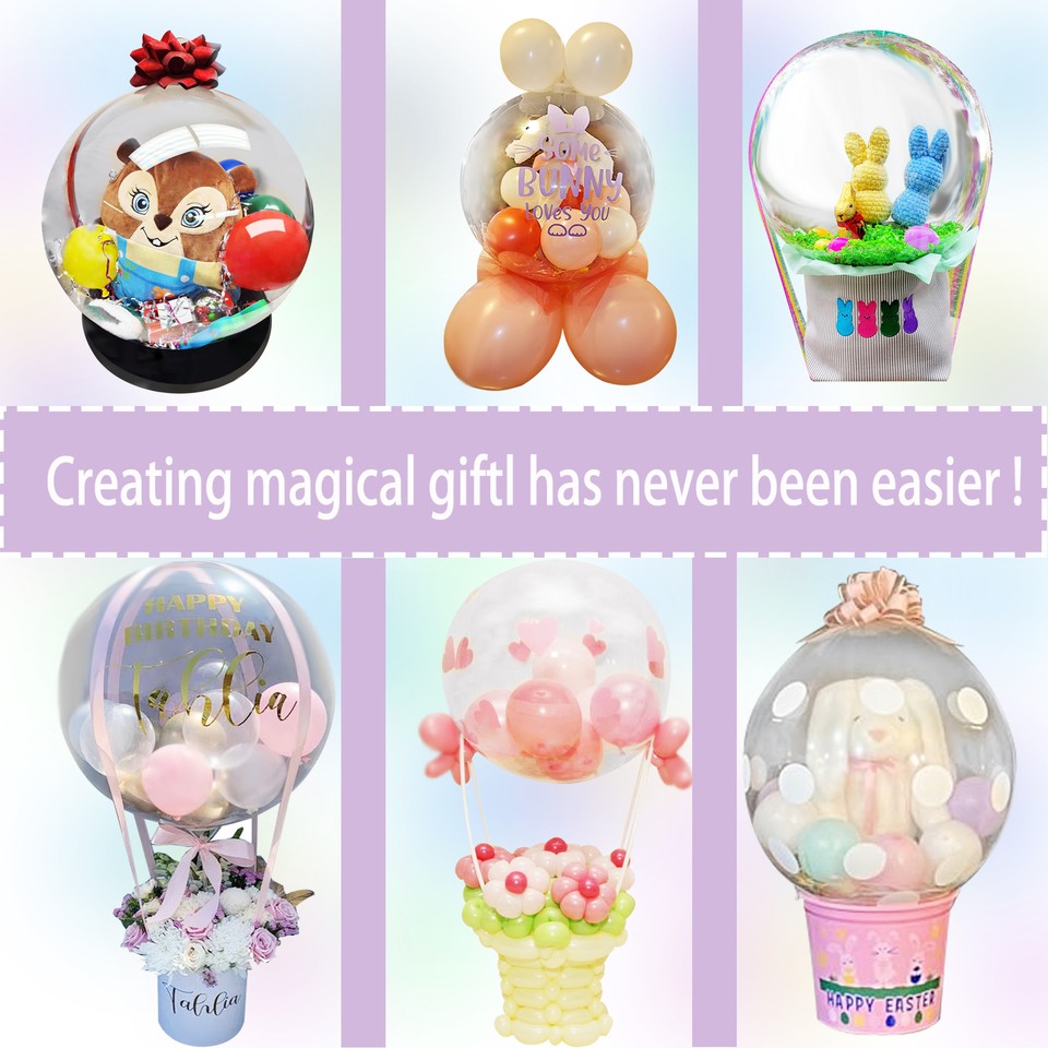 Balloon Stuffing Machine 17IN Big Balloon Pump Stuffer Kit Gift Filling ...