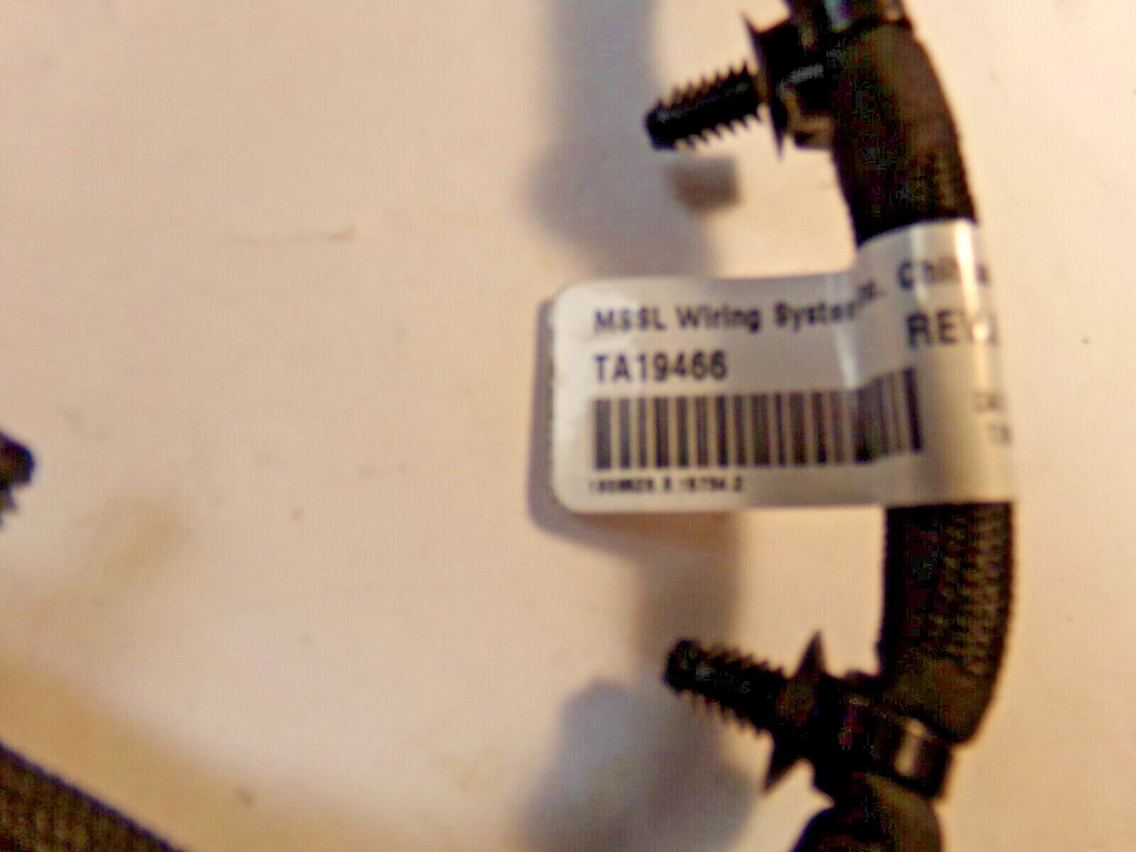 MSSL Wiring Systems TA19466 REV. B | eBay