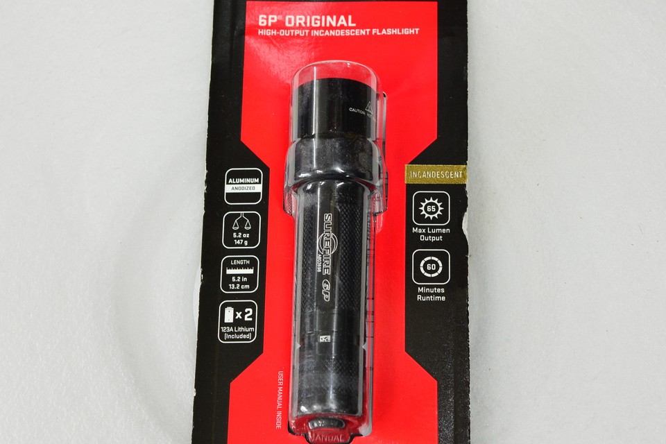 Surefire 6P Tactical Flashlight NEW AUTHENTIC OLD School Vintage ...