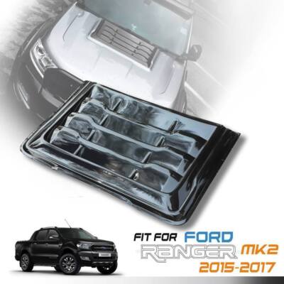 Bonnet Hood Scoop Cover Black Fit Ford Ranger and Raptor 2011-2021 ...