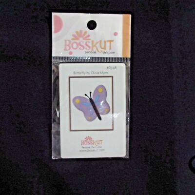 BOSSKUT Butterfly #0448 Cutting Die Compare to Sizzix Sizzlits Insects ...