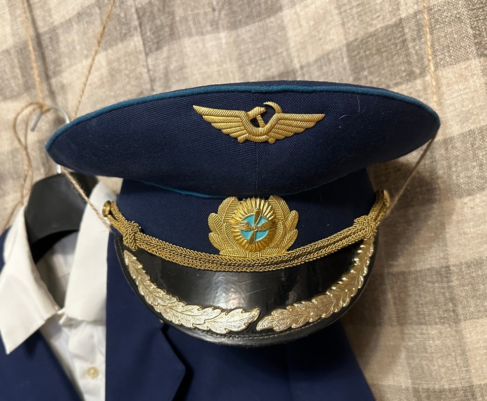 Vintage Soviet officer uniform air Force lieutenant colonel USSR Red ...