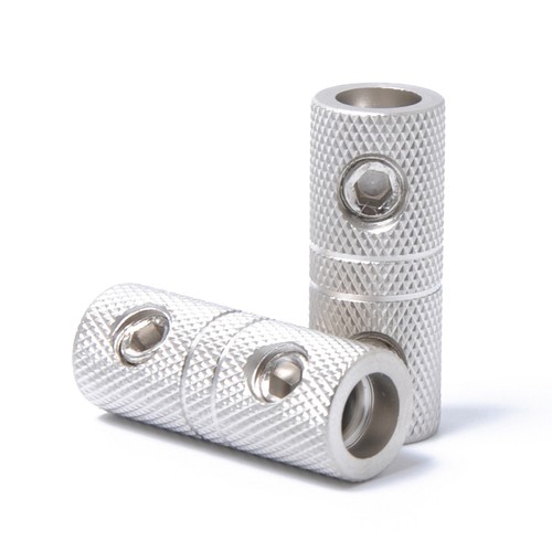 2 PCS 8 Gauge Wire Couplers Audio Car Brass Terminal Butt Connectors ...