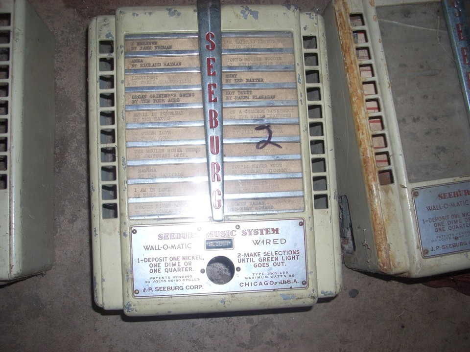 1946-1948 Seeburg wall box W4 3W5 W6 3W7 Escutcheon # 500107 good ...