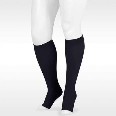 Juzo Dynamic Varin Closed Toe Compression Knee High with Silicone Top ...