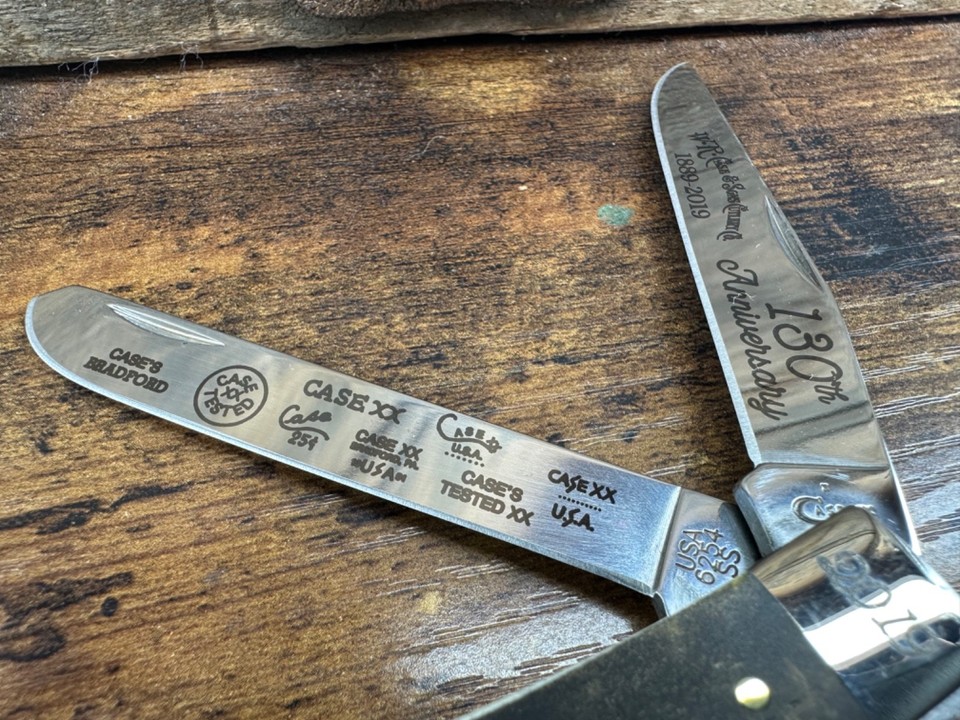 Case knife XX U.S.A. 1989-2019 tang stamp trapper 130th anniversary ...