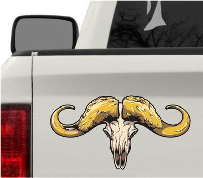 Buffalo Skull Decals