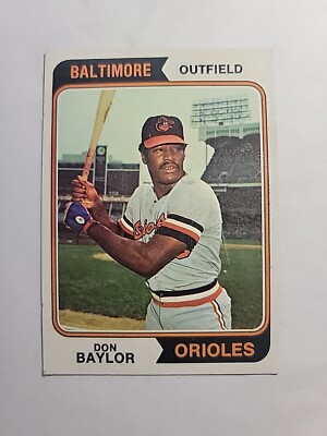 1974 Topps Don Baylor #187 Baltimore Orioles | eBay