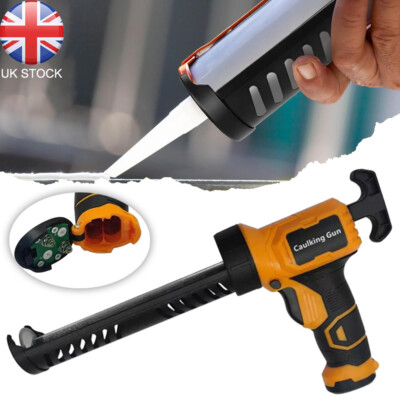 Electric Cordless Caulking Gun Battery Powered Handheld Glass Mastic ...