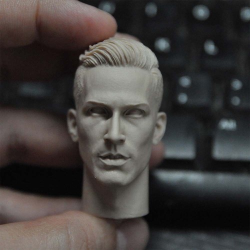 Unpainted 1/6 WWII Engineer Soldier Male Head Sculpt Fit 12'' Figure ...