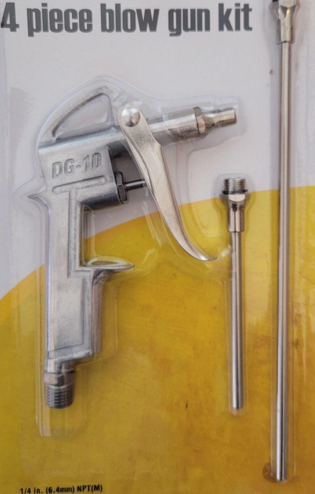 4 Piece Air Blow Gun Tool Set Pistol Trigger Compressor Duster | eBay