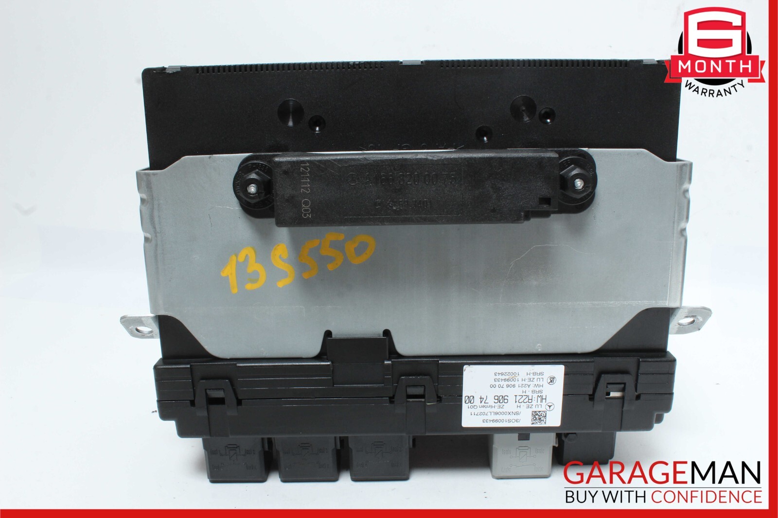 10-13 Mercedes W221 S550 S350 S65 Rear Sam Fuse Box Relay Module ...
