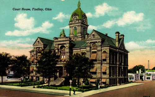 Postcard court house Findlay, Ohio | eBay