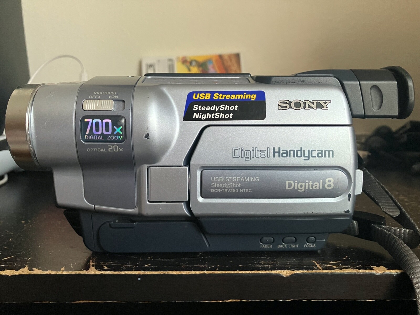 Sony Handycam DCR-TRV250 Digital-8 Camcorder Video Transfer ...