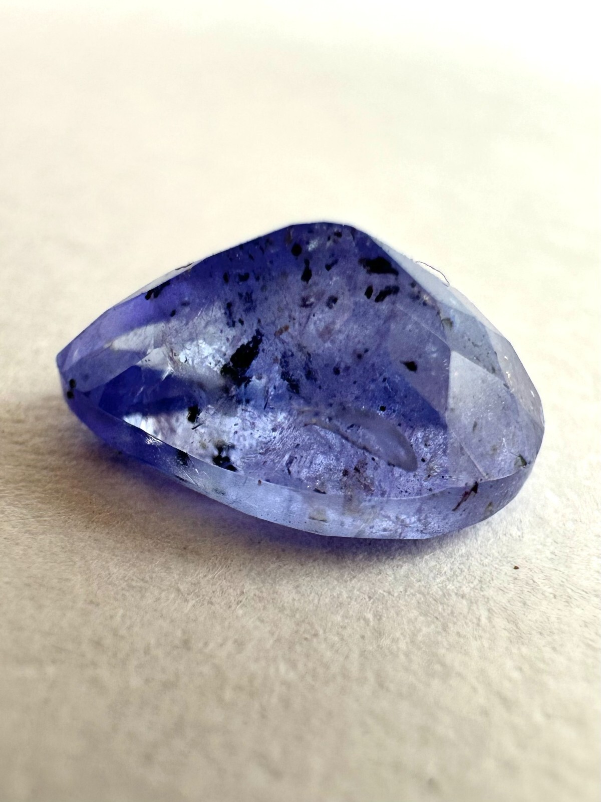 Violet tanzanite Gemstone, natural tanzanite Faceted loose gemstone 2 ...