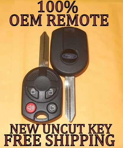 100% OEM FORD 40 BIT KEYLESS ENTRY REMOTE HEAD MASTER KEY FOB COMBO 164 ...