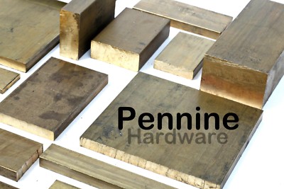 Solid BRASS FLAT Bar Excellent Range of Sizes - Also bespoke sizes cut ...