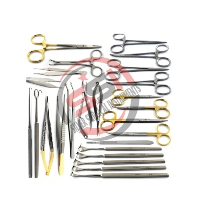 Blepharoplasty Instruments Kit Eyelid Retractors Micro Eye Surgery ...