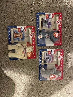 VERY RARE McDonald’s Ty American Trio With Tag Errors Brown Nose | eBay