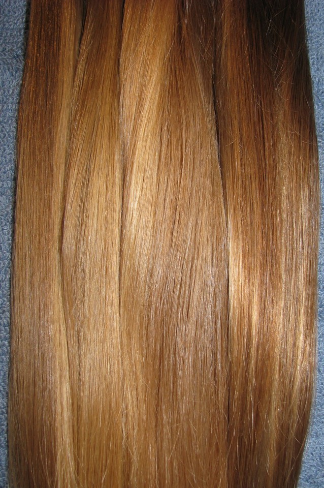 HUMAN HAIR FIVE BLONDE BLEND PONYTAILS / THREE FEMALE HAIRCUTS REBORN ...