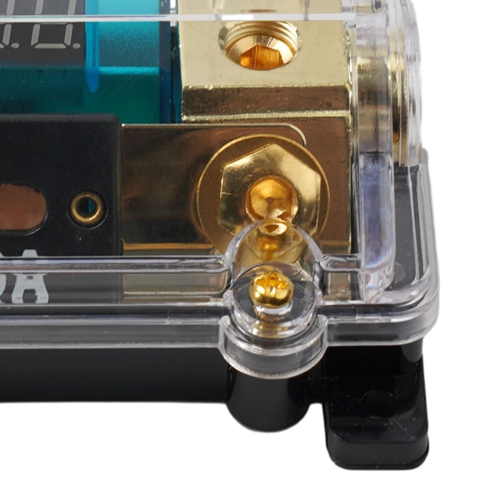 Holder ANL Fuse 300 Amp Black Car Audio LED Digital Display M3-Thread ...