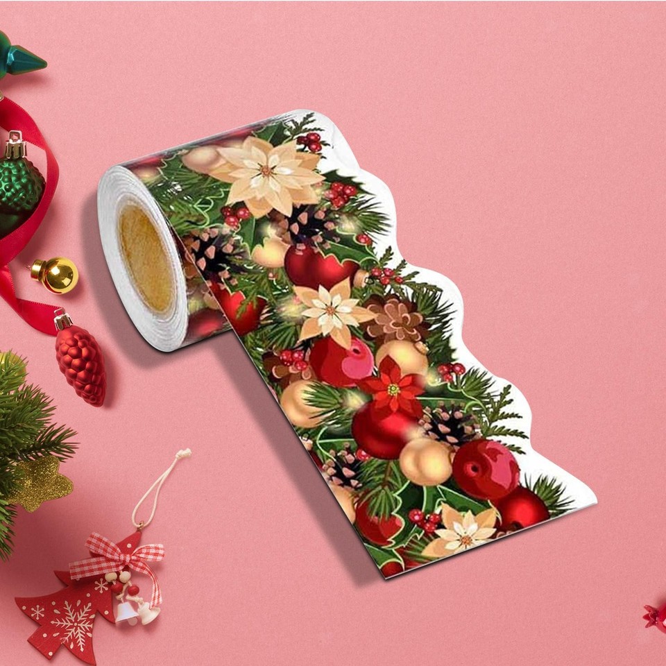 Border Trim Packaging Scrabook Gift Box Christmas Bulletin Board ...
