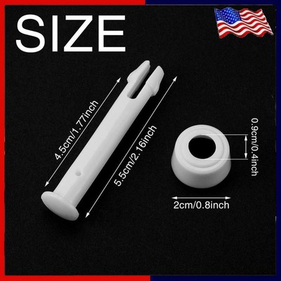 12 Packs Replacement Plastic Pool Joint Pins w/ Rubber Seal for Intex ...