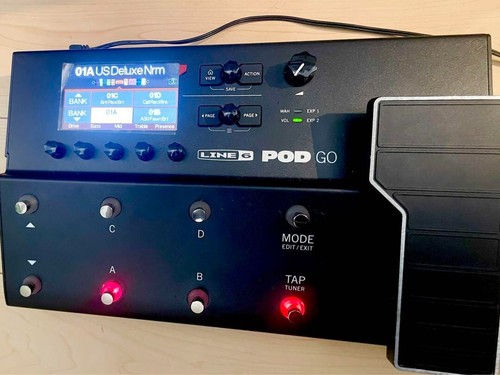 Line 6 Multi effector SPODGO POD Go interface compact Foot Switch Color ...
