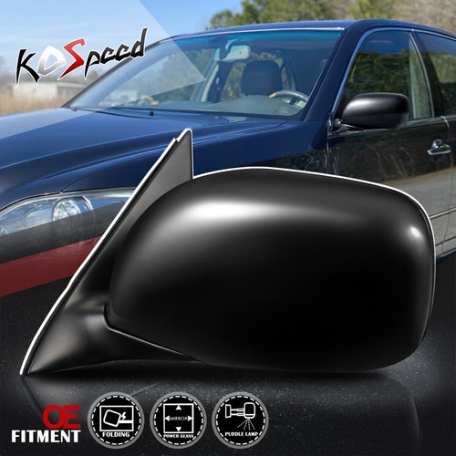 Left Side Powered Folding Puddle Light Rear View Mirror for 01-06 Lexus ...
