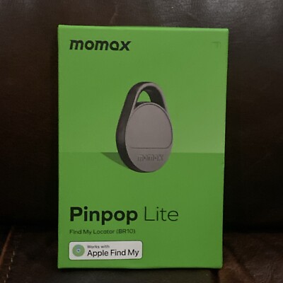Black Momax Air Tag Pinpop Lite Apple Find My Locator Tracker | eBay