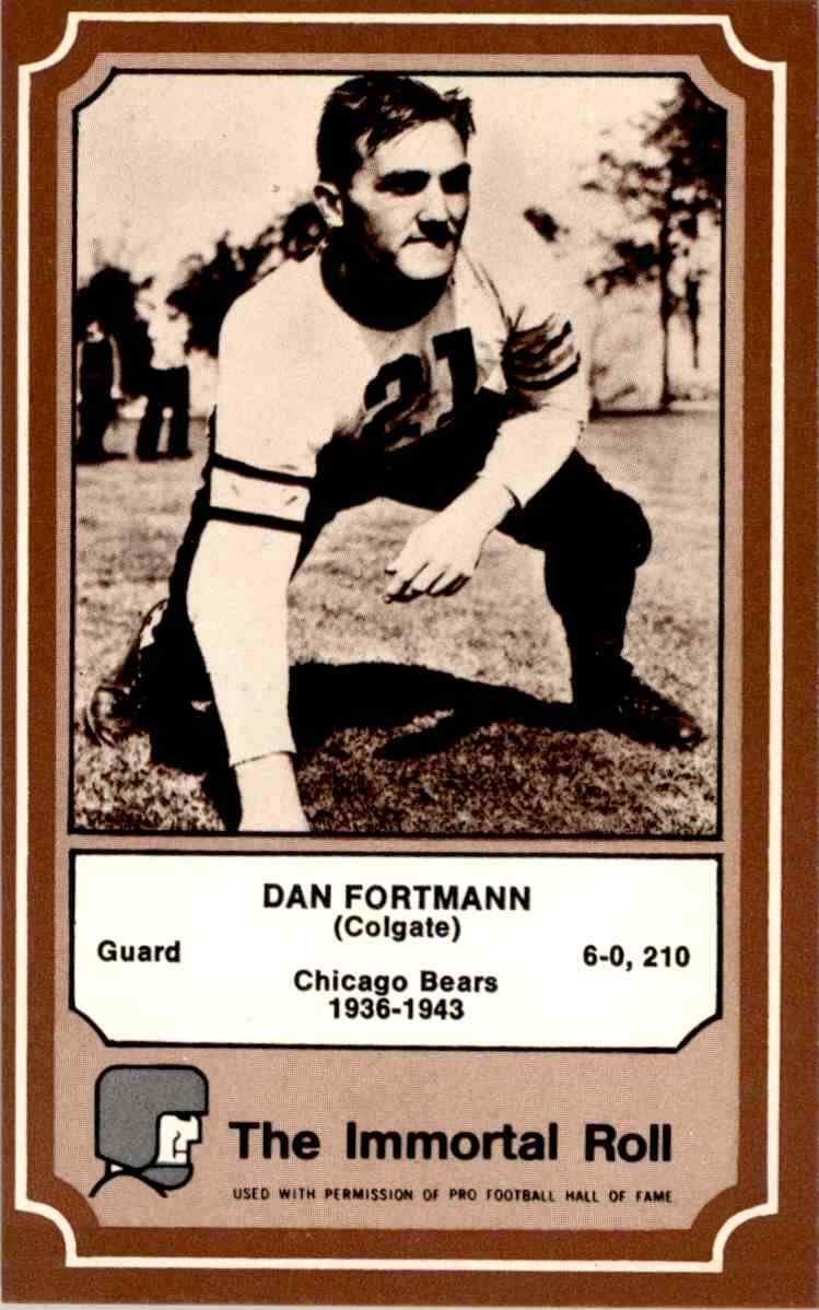 Dan Fortmann Football Card Database - Newest Products will be shown ...