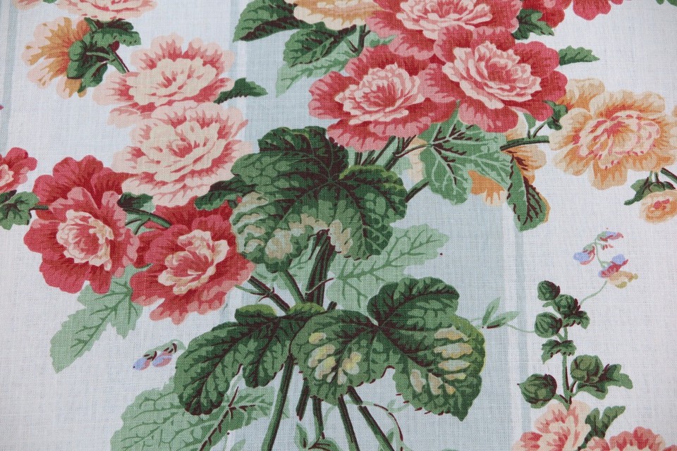 LEE JOFA CURTAIN FABRIC DESIGN "Lavinia" 8.9 METRES AQUA 100% LINEN | eBay